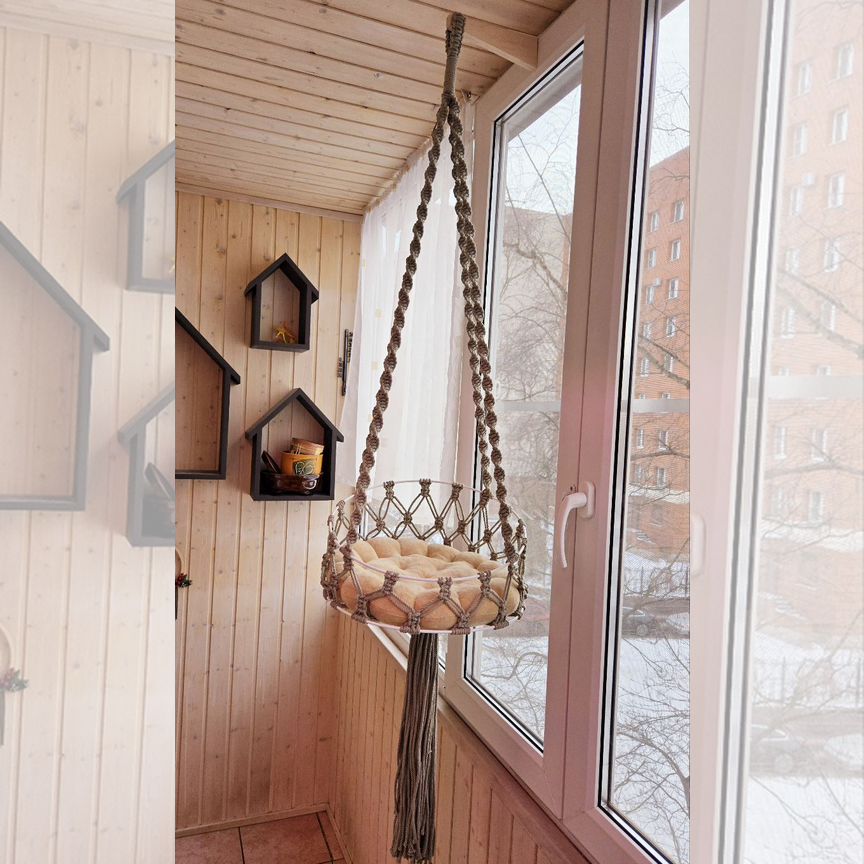 Лежанка для кошек подвесная