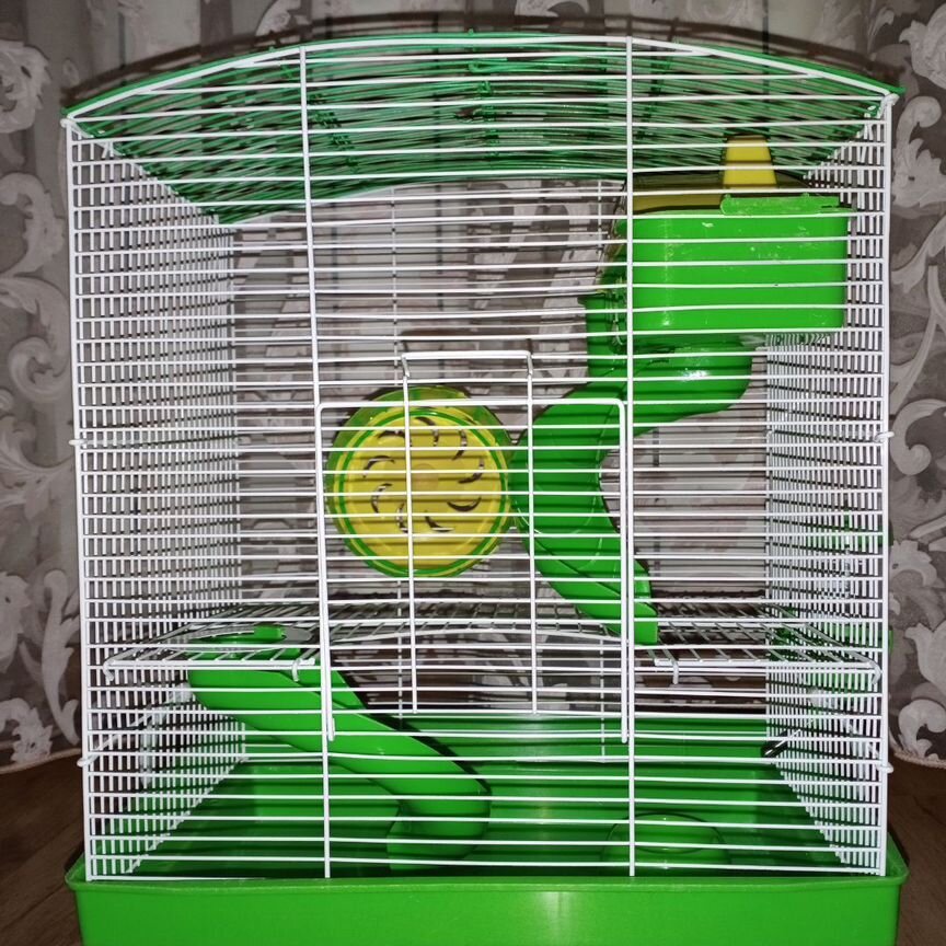 Клетка для хомяков 3-х этажная