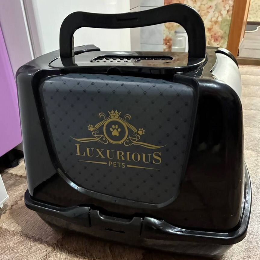 Лоток Горшок туалет для кошек закрытый с люком