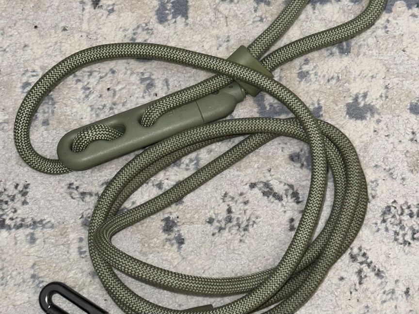 Поводок handsfree zee.dog army green