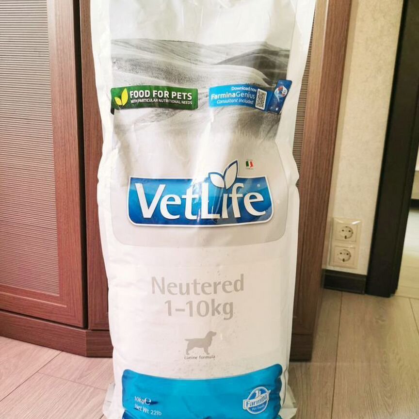 Корм для собак Farmina VetLife Neutered 10 кг