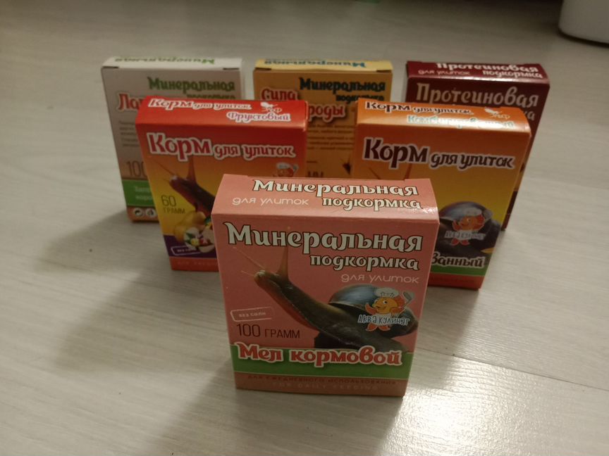 Корм для ахатин