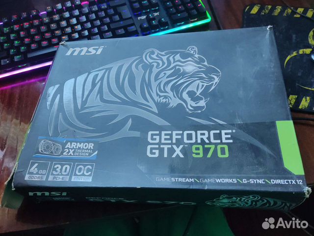 Видеокарта Gtx 970 msi 4gb Armour 2X купить в Арзамасе | Электроника ...