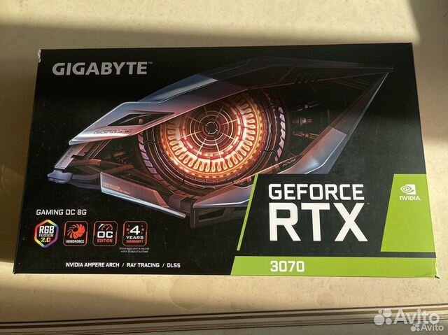 Видеокарта gigabyte RTX 3070 новая купить в Москве | Электроника | Авито