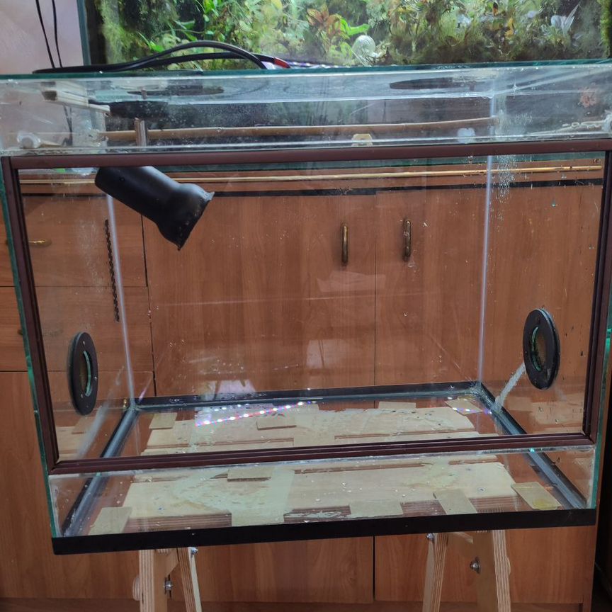 Террариум горизонтальный 50х40х35 бу