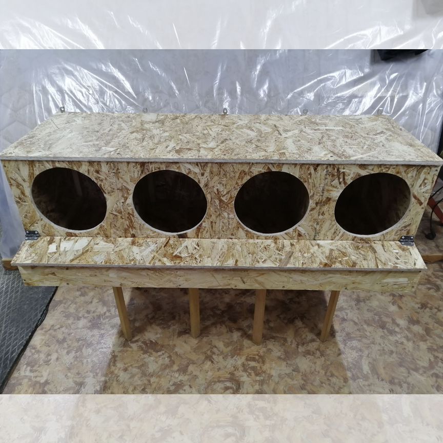 Гнездо для кур с яйцесборником