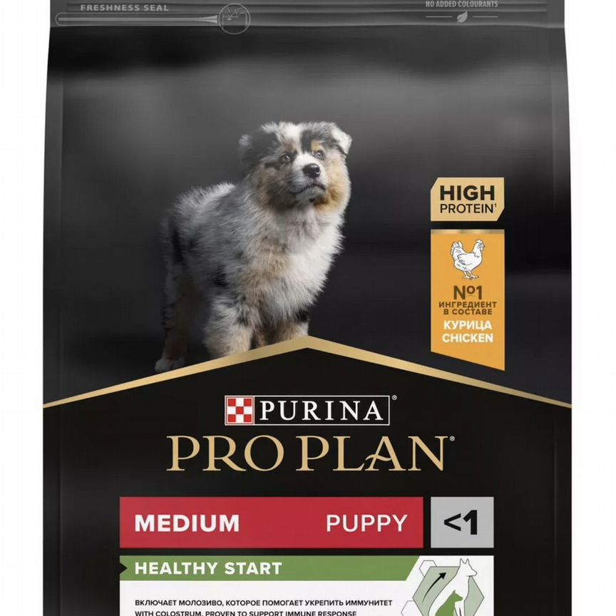 Корм для собак Pro plan medium puppy