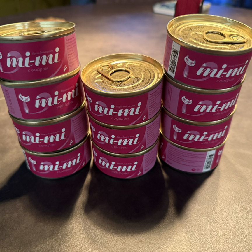 Влажный корм омар mi-mi для кошек (цена за 47 шт)