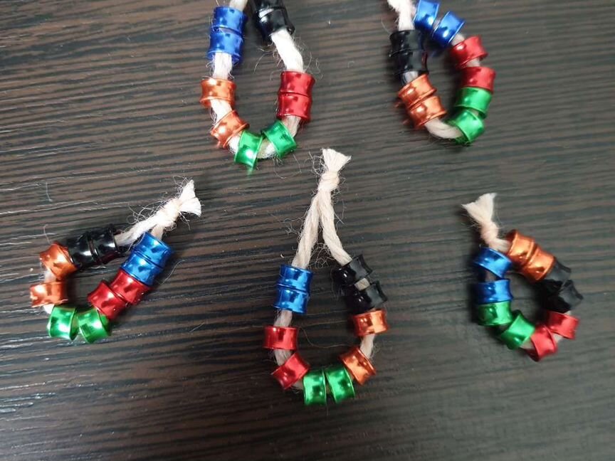 Кольца для попугаев / птиц 4мм