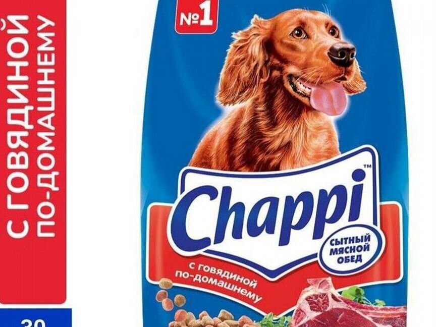 Корм для собак Chappi говядина по-домашнему 15 кг