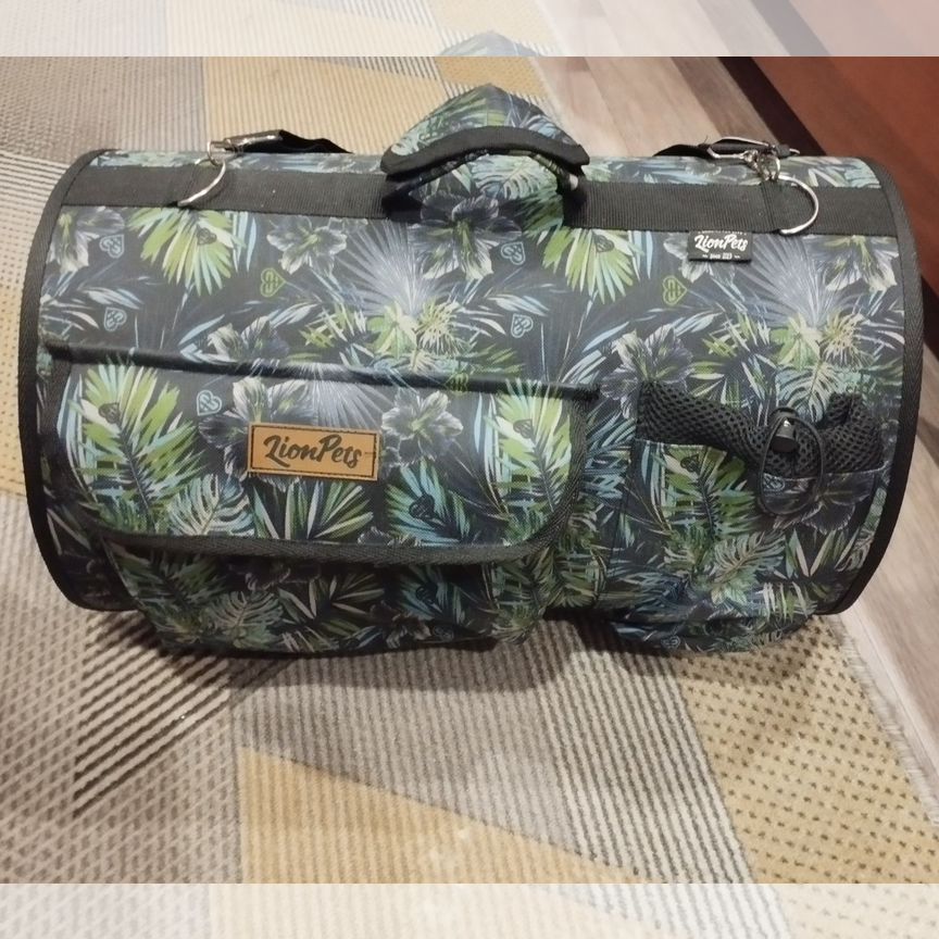 Сумка переноска с карманами для домашних животных