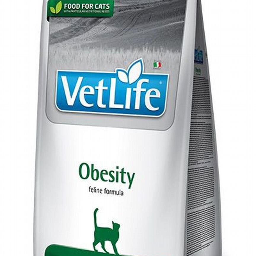 Корм Farmina Vet Life Obesity для кошек 2 кг