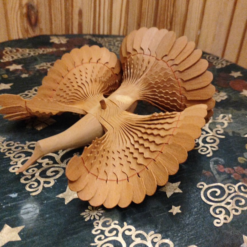 Птица счастья, щепная птица