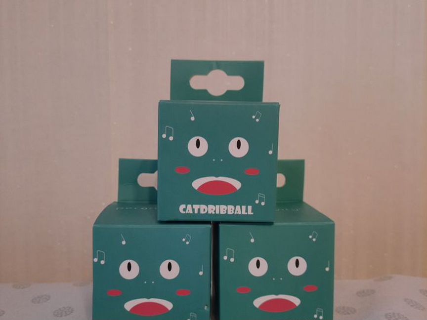 Игрушка интерактивная для кошек, мячик со звуком