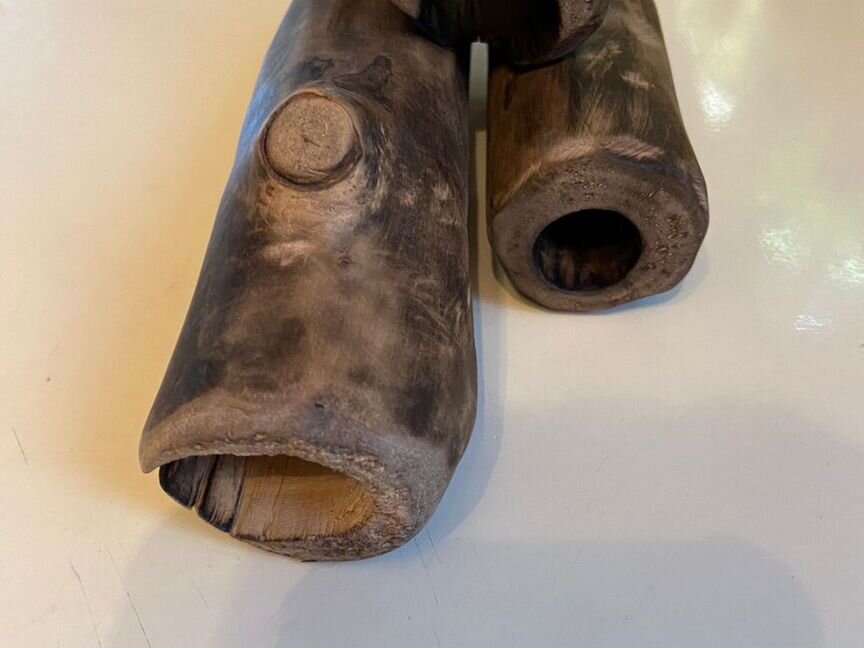 Трубка, коряга, декор, для сомов, деревянная