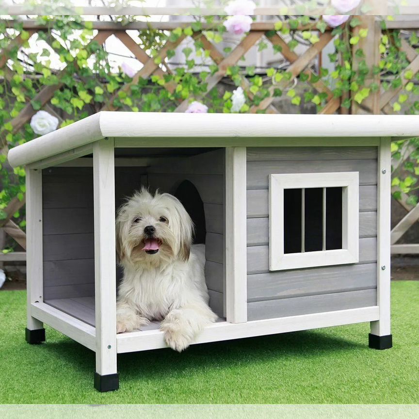 Утепленная Будка для собак и кошек