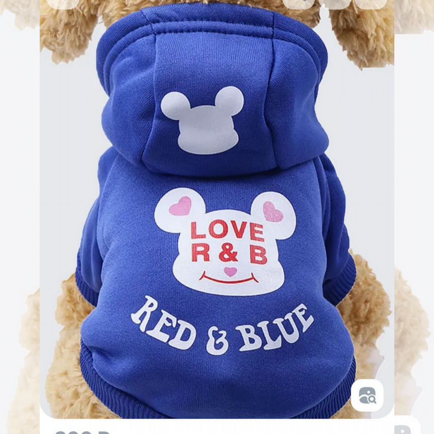 Толстовка для маленьких собак и кошек размер М