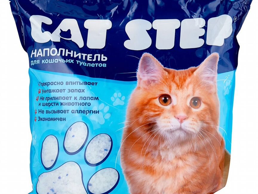 Сat step наполнитель силикагель 15.2 л