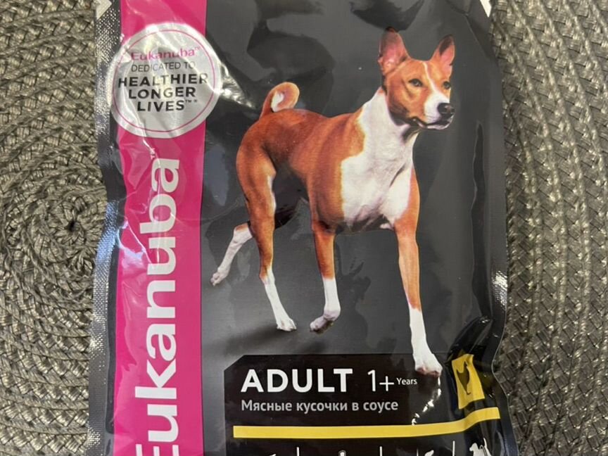 Корм для собак eukanuba влажный с курицей