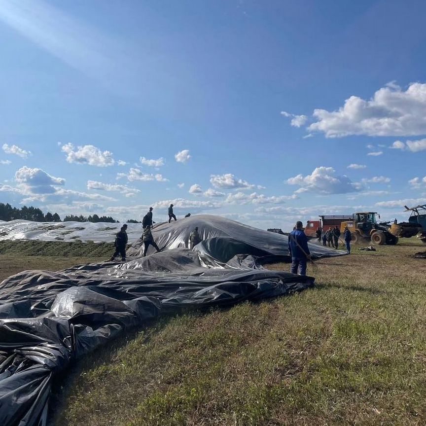 Пленка для силосных траншей от производителя 18*50