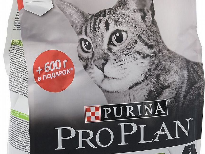 Корм Pro Plan для стерилизованных кошек 3 кг