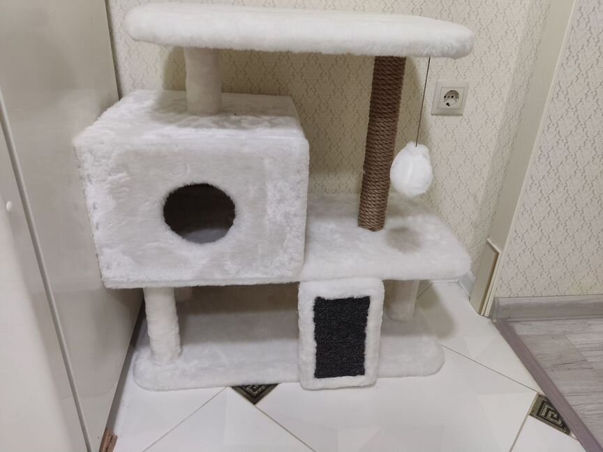 Домик для кошки с когтеточкой