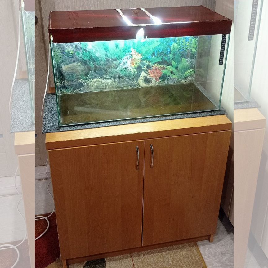 Аквариум с тумбой