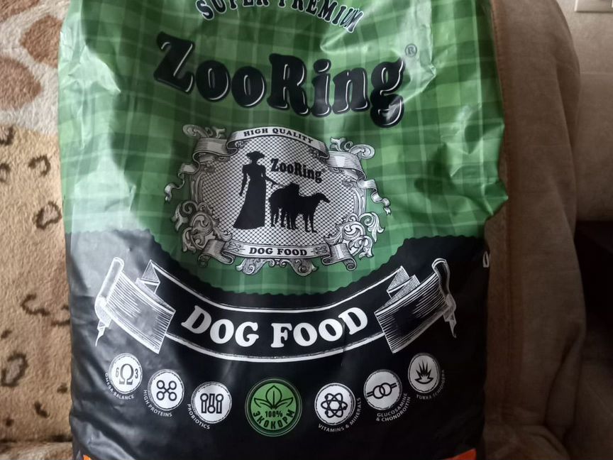 Корм для собак zooring 10кг