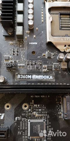 Материнская плата msi b360 bazooka купить в Москве | Электроника | Авито