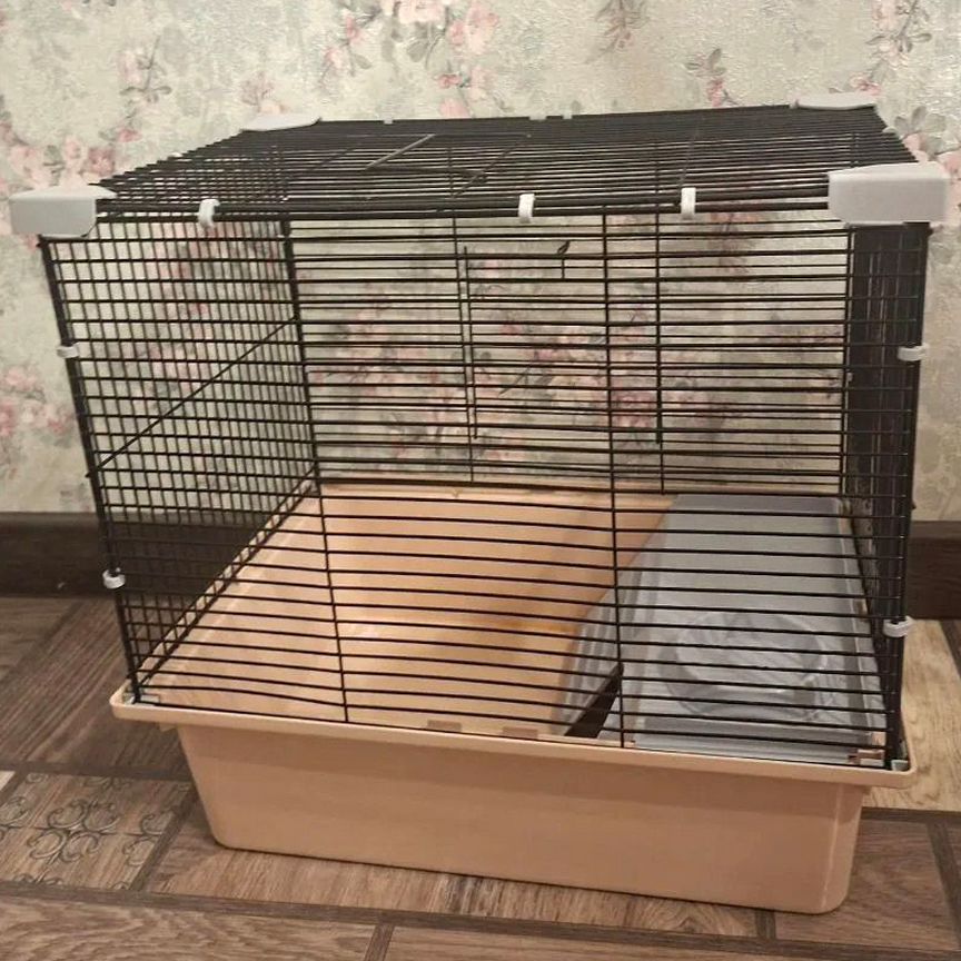 Продам клетку с джунгарским хомячком