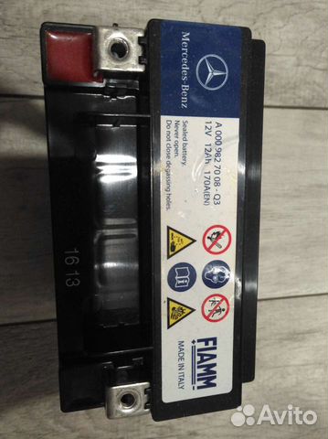 Акб Mercedes A0009827008 (дополнительный) купить в Москве MERCEDES-BENZ ...