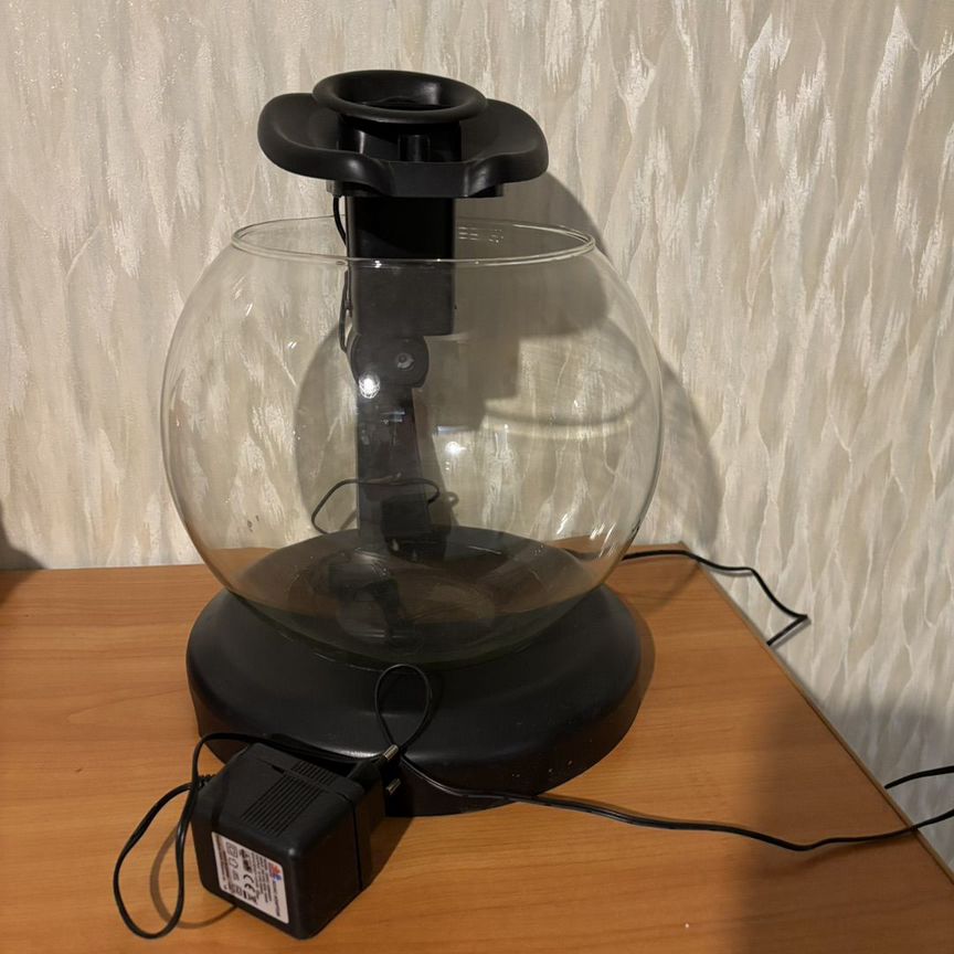 Аквариум круглый с подсветкой