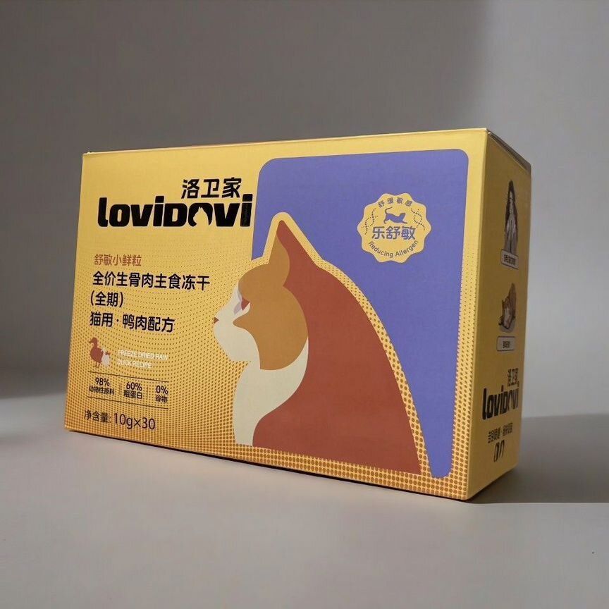 Кусочки утки для кошек LoviDovi