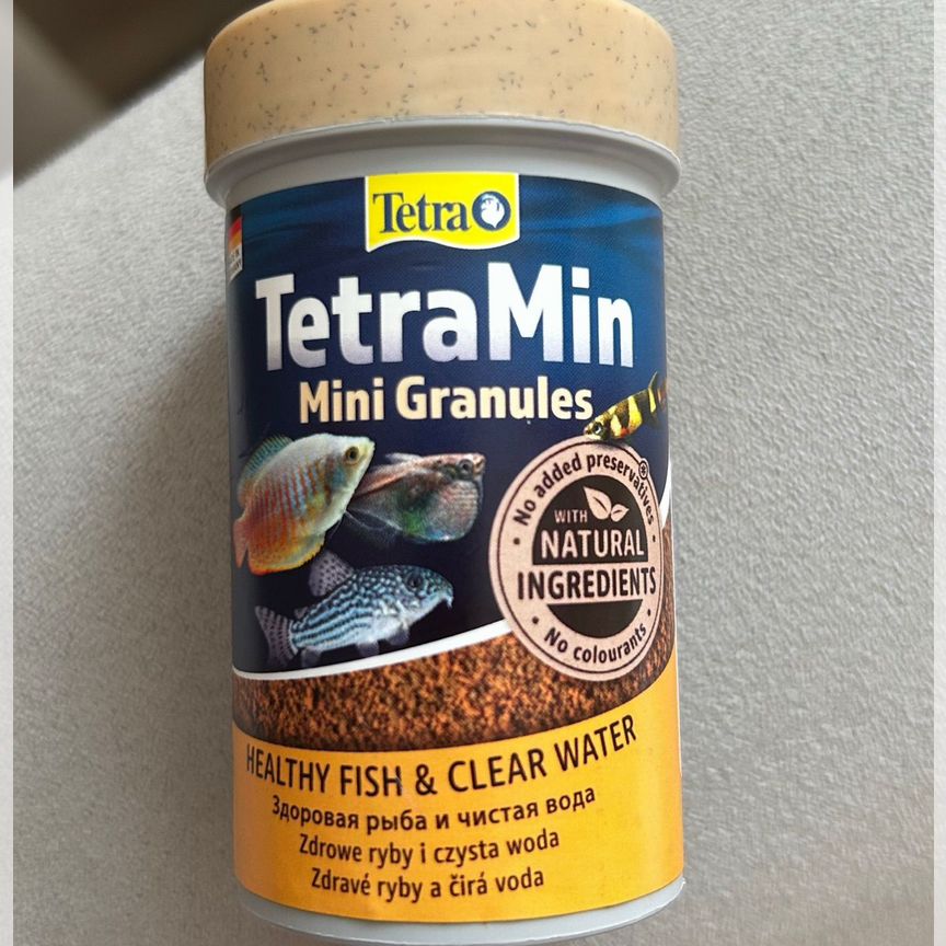 Конм для рыб Tetra Min (mini granules)