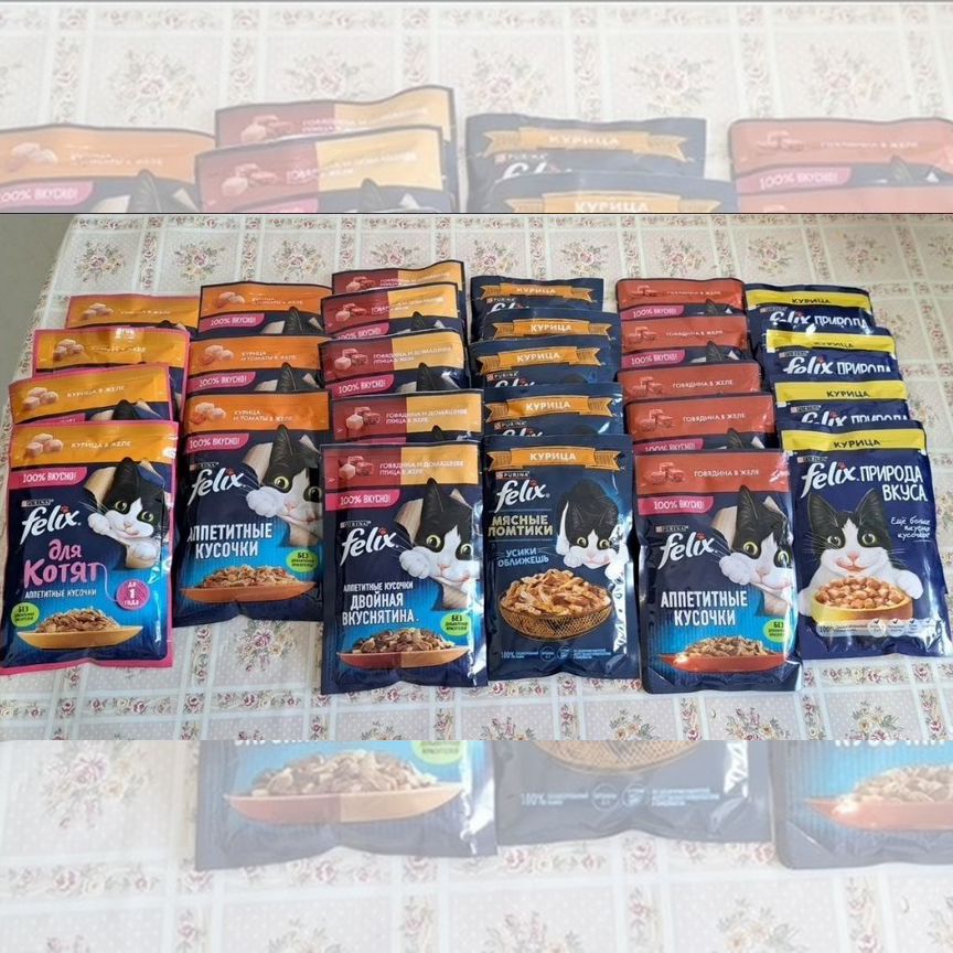 Корм для кошек феликс влажный