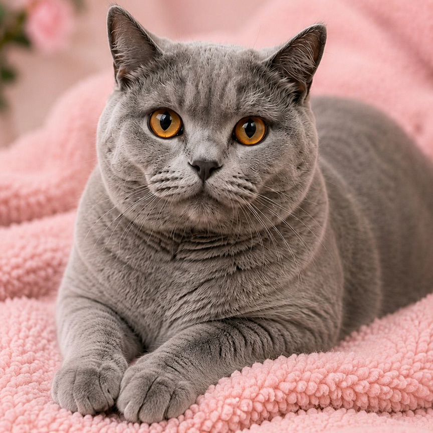 Британская короткошёрстная, взрослая кошка