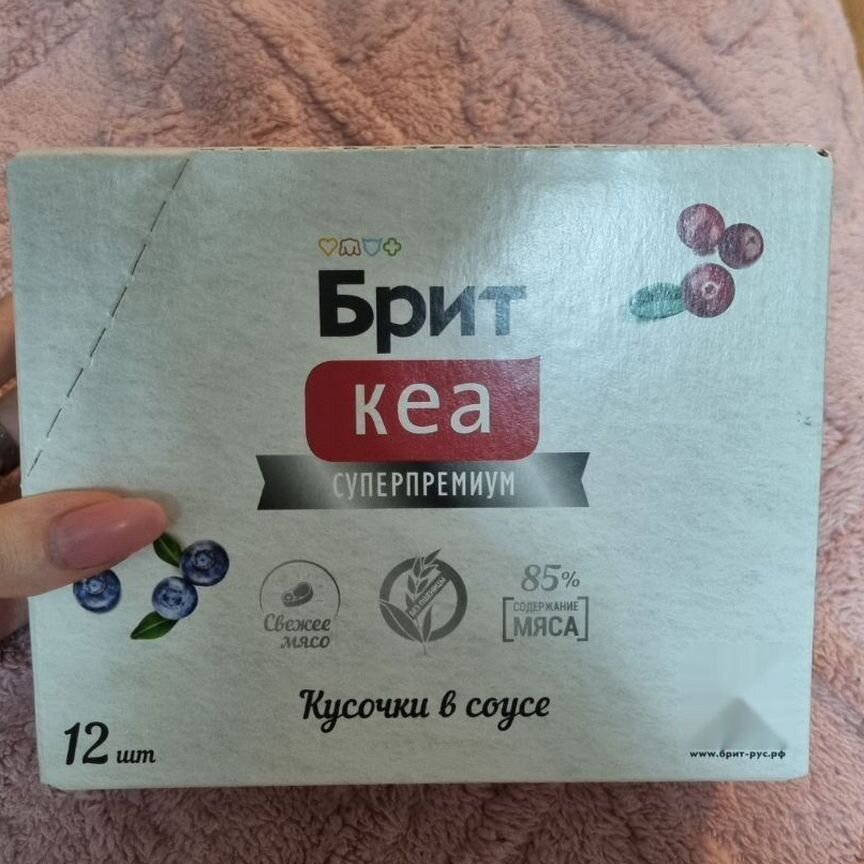 Влажный корм для кошек brit care