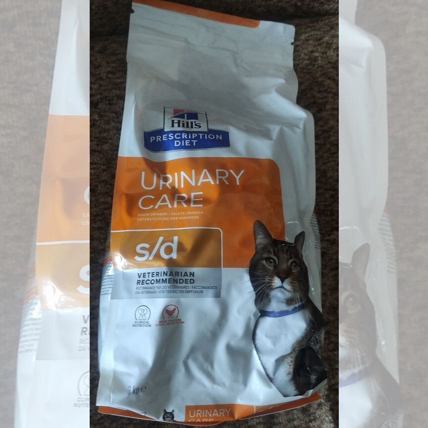 Сухой корм для кошек Hills s/d urinary 3 кг