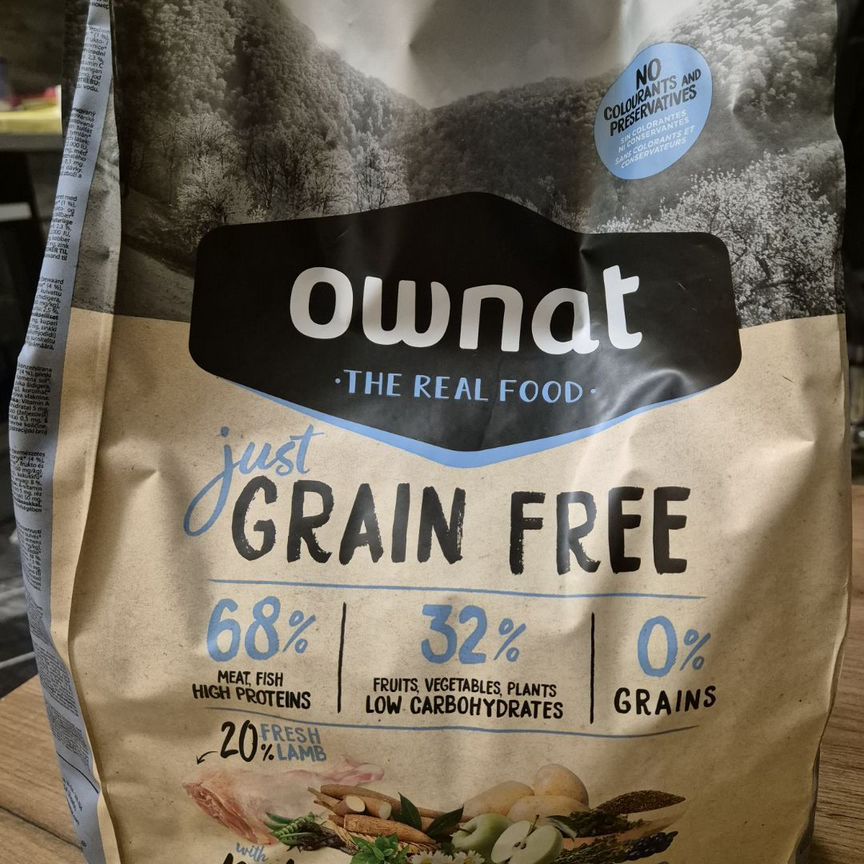 Корм для собак ownat 3 кг