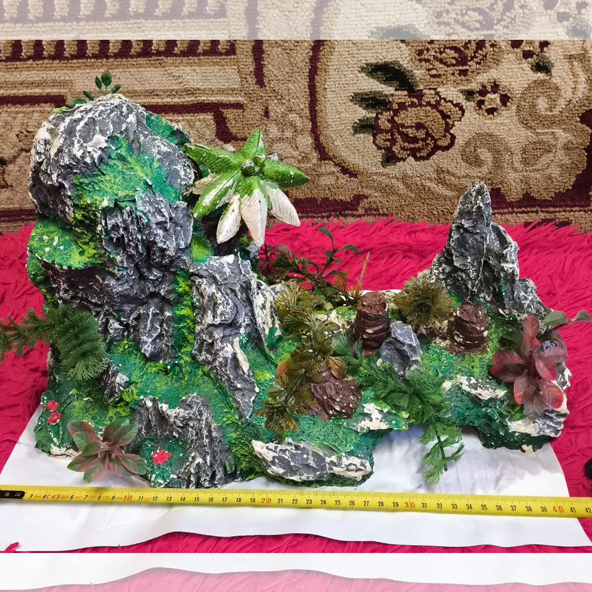 Декорация в аквариум Райский остров