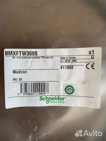 Кабель Schneider Electric bmxftw308S купить в Казани | Электроника | Авито