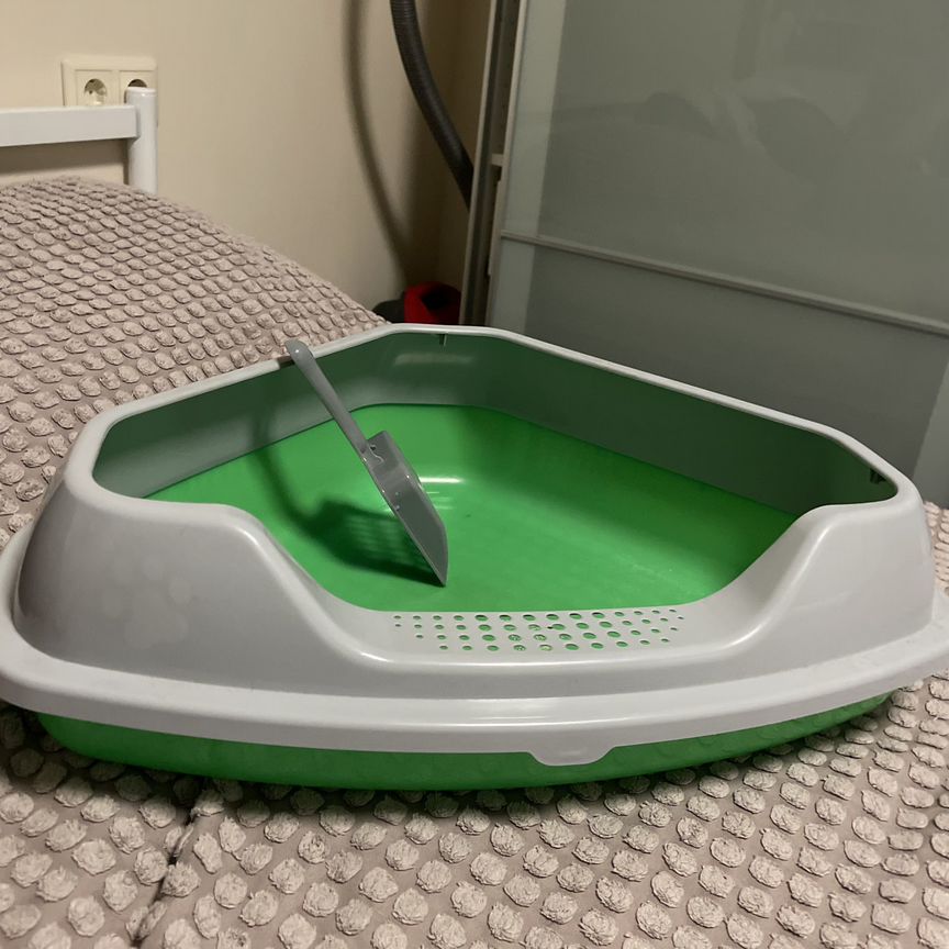 Лоток для кошек с лопаткой