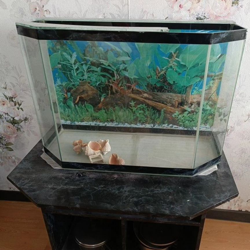 Аквариум с тумбой бу