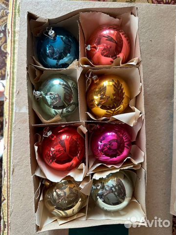 Елочные игрушки СССР советские шары купить в Москве | Хобби и отдых | Авито