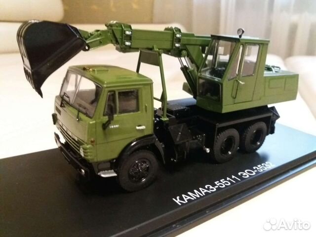 Камаз-5511 эо-3532 Экскаватор"SSM" 1:43 купить в Москве | Хобби и отдых | Авито