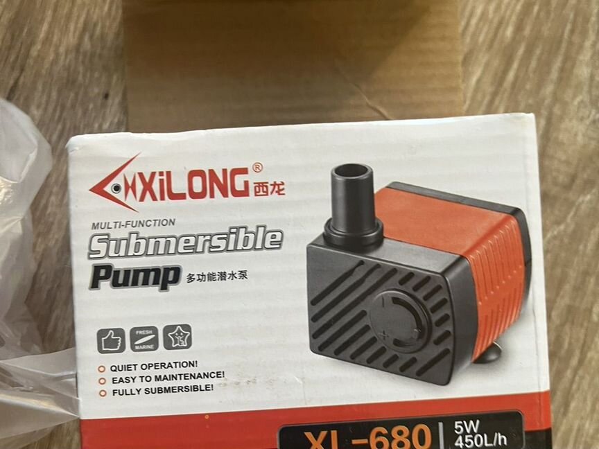 Помпа аквариумная новая