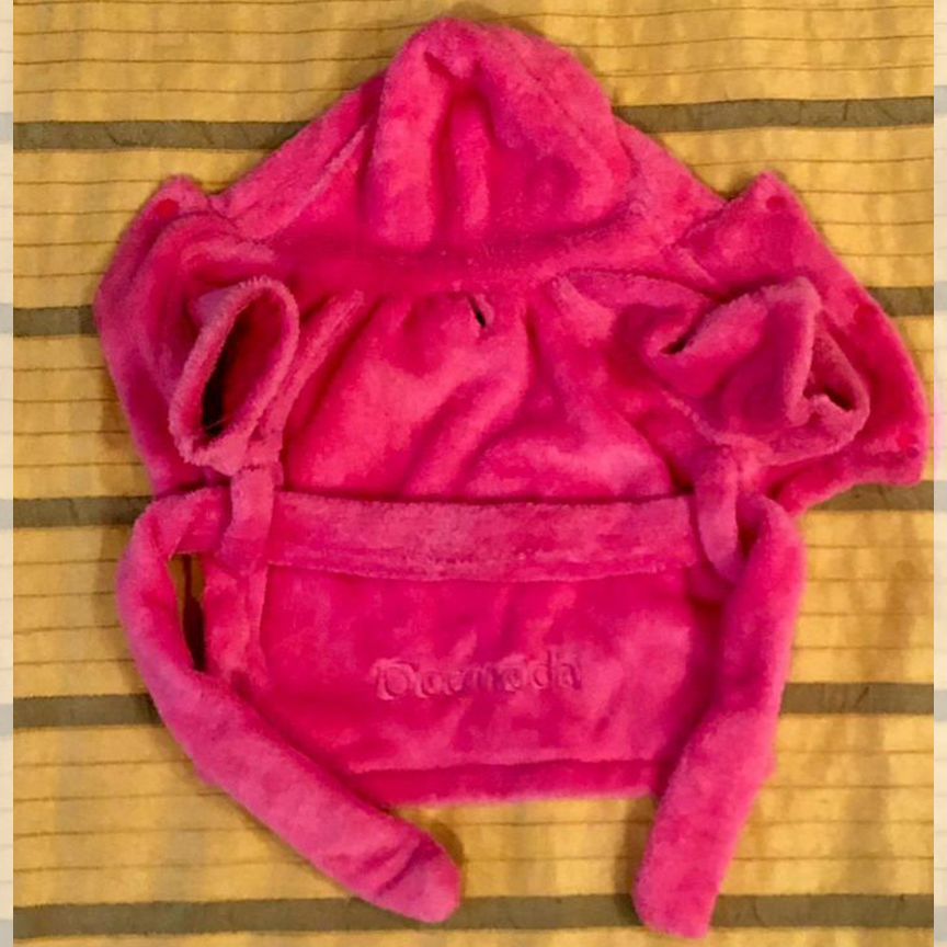 Одежда халат для собак породы Йорк