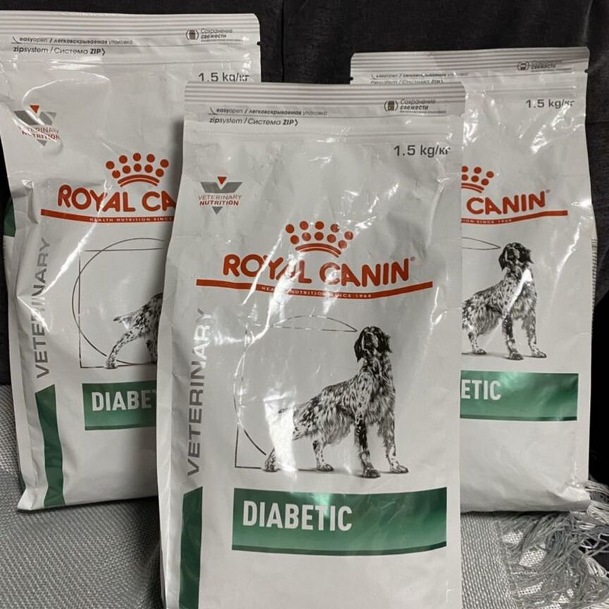 Royal canin diabetic для собак 1,5 кг
