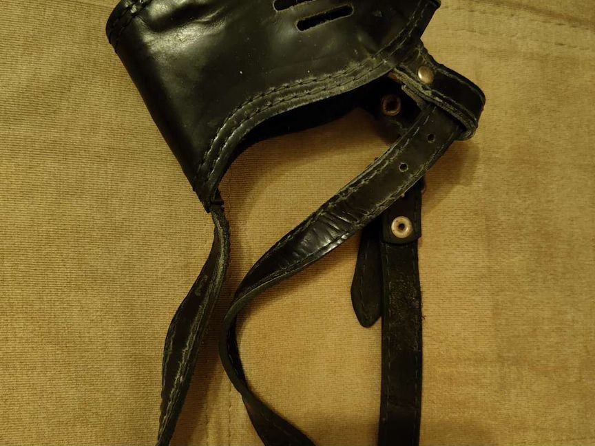 Кожаный намордник крепкий
