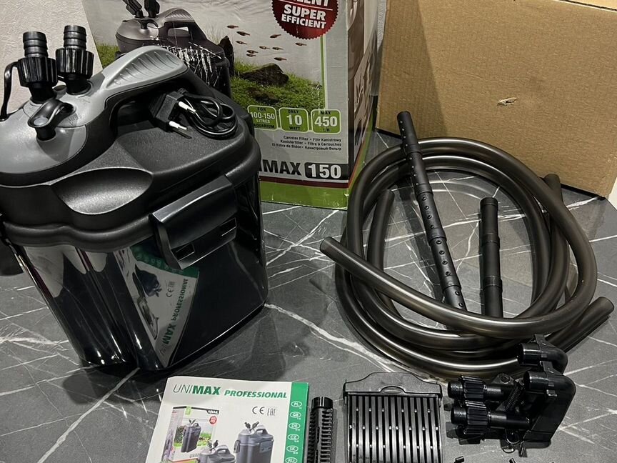 Новый внешний фильтр aquael unimax 150